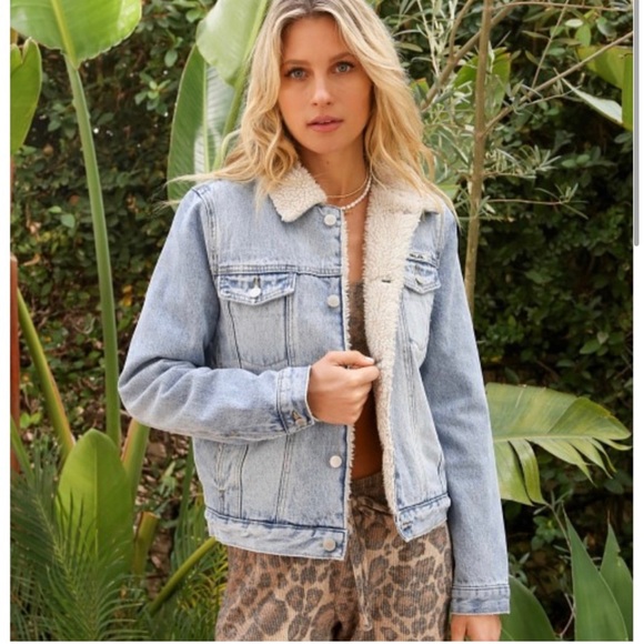 ROLLA'S | Jackets & Coats | Rollas Sherpa Jacket Stella Blue Xl 4 ...